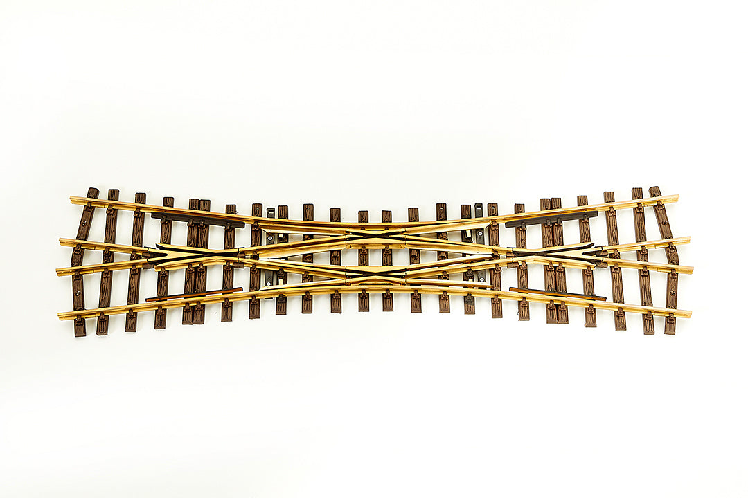 Thiel 2000 Engelse wissel, Messing 15° – LokShop