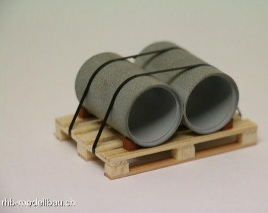 RhB-Modellbau Pallet met 2 Buizen – LokShop